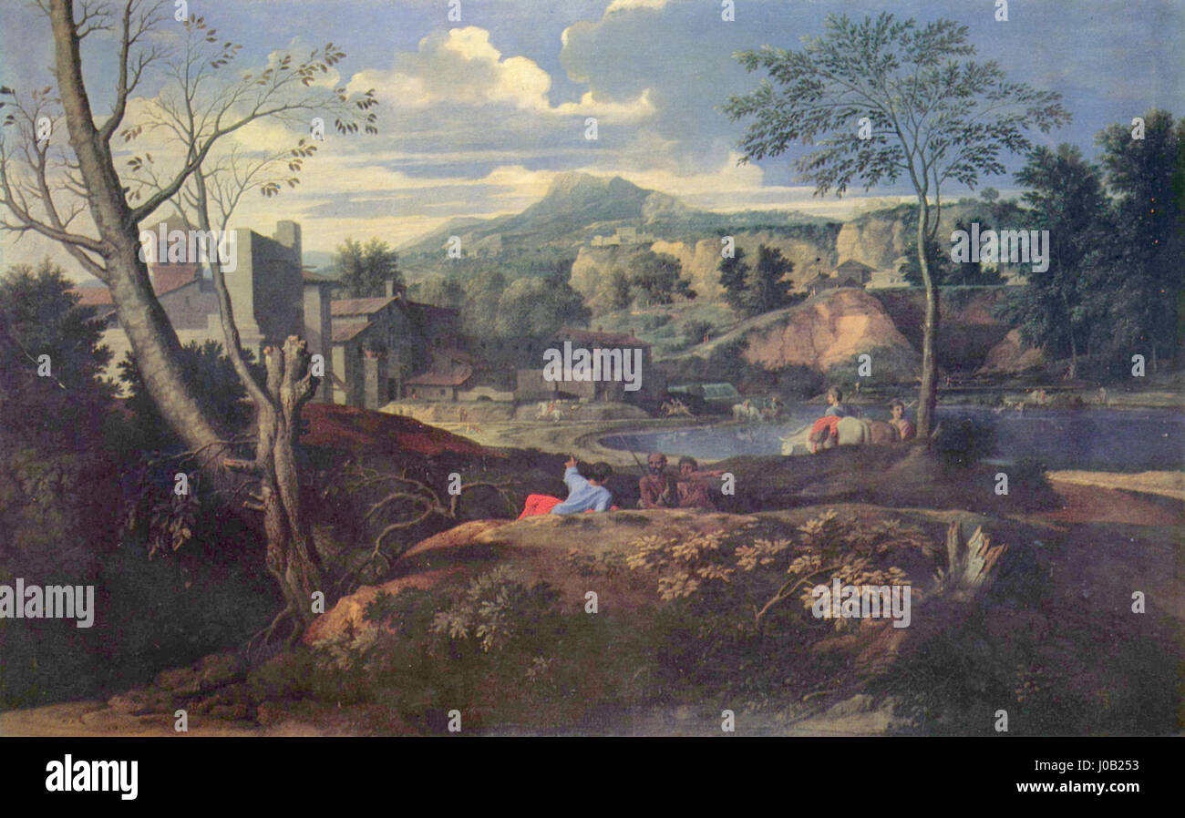 Nicolas Poussin’s 'Paysage idéal' (Ideal Landscape) is a classical ...