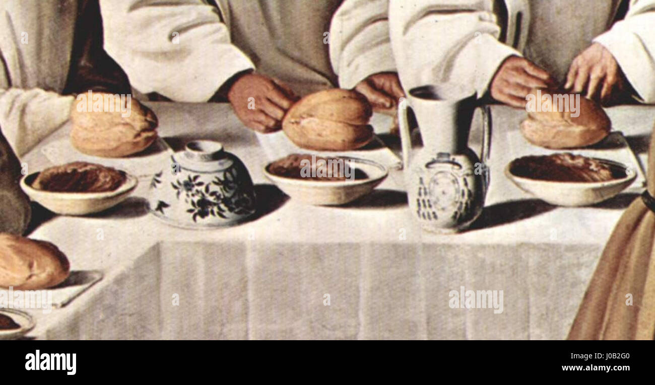 This excerpt from Francisco de Zurbarán’s 'San Hugo en el refectorio ...