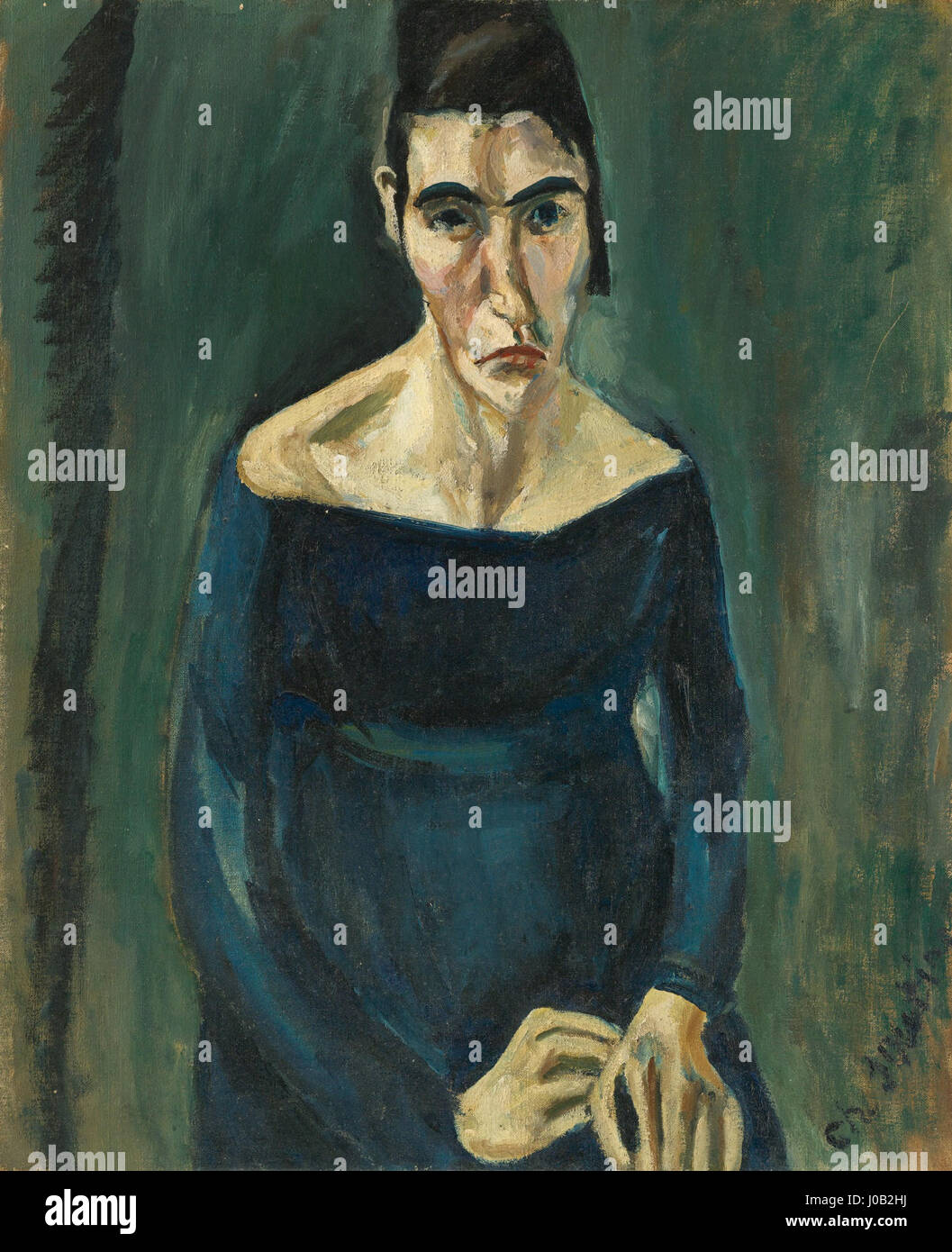 Chaïm Soutine’s 1918 painting 'La Folle' portrays an emotionally ...