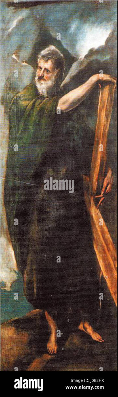 El Greco’s 'San Andrés' painting, located at the Real Monasterio de ...