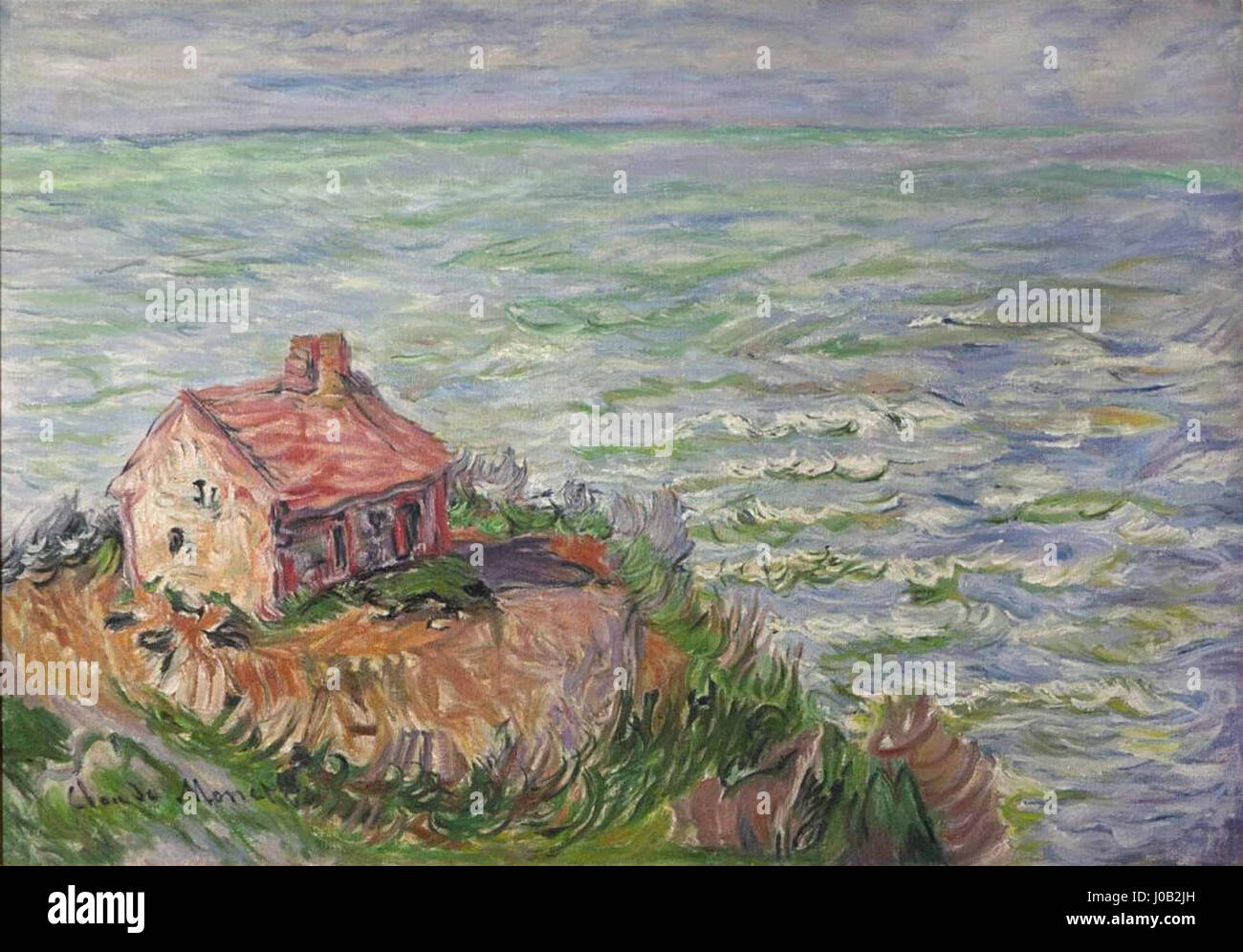 Claude Monet’s 'Cabane des douaniers, effet d'après-midi' depicts a ...