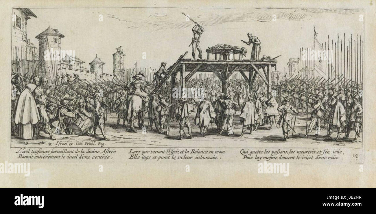 'O suplício da roda' by Jacques Callot depicts the historical execution ...
