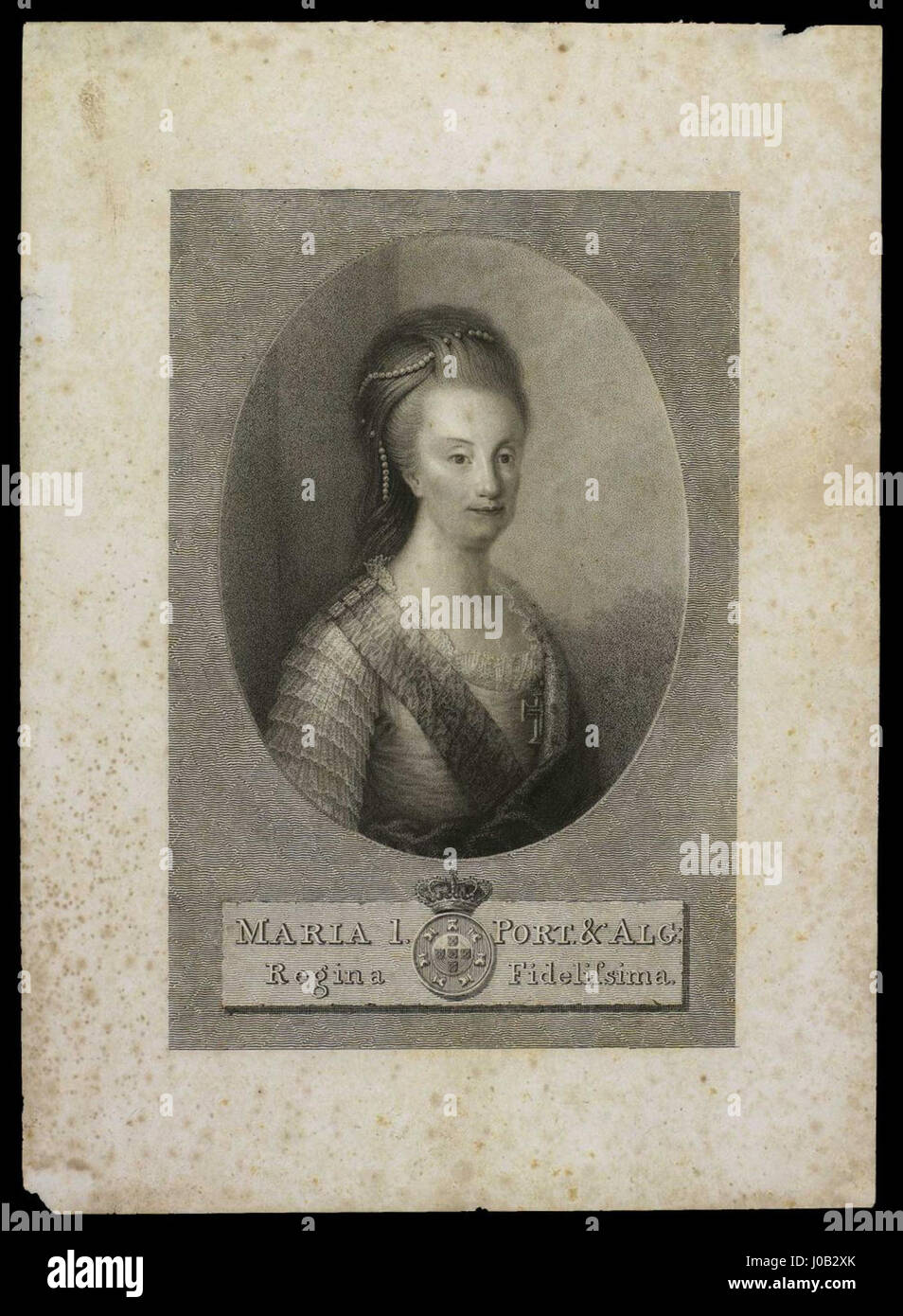 João Caetano Rivara’s portrait of Maria I of Portugal captures the ...