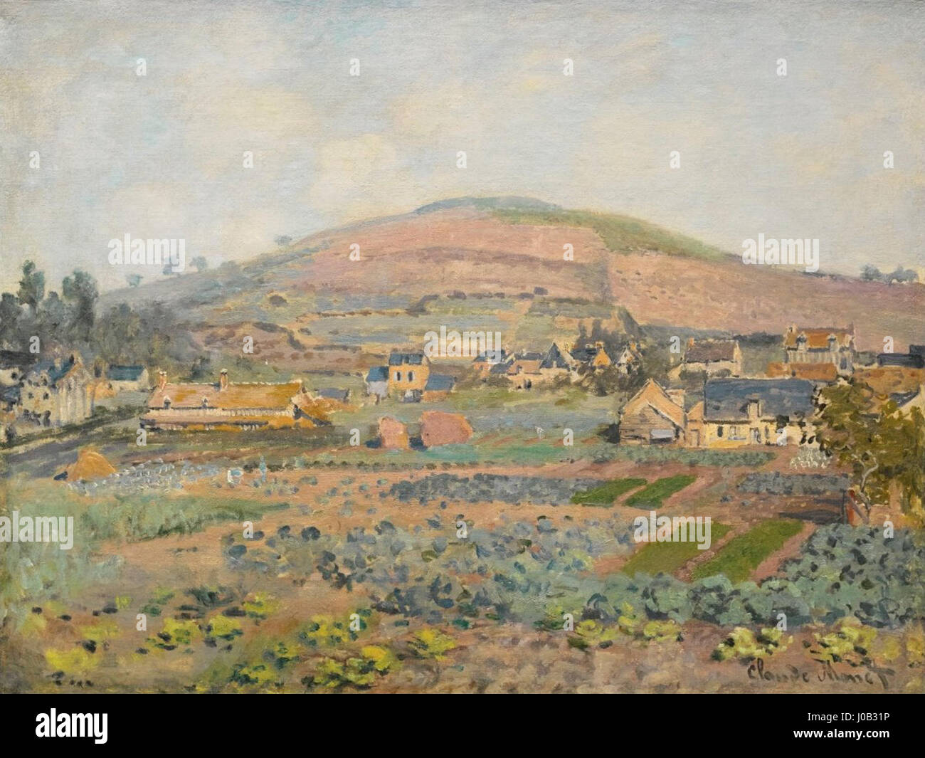 'Le Mont Riboudet … Rouen au Printemps' by Claude Monet is a famous ...
