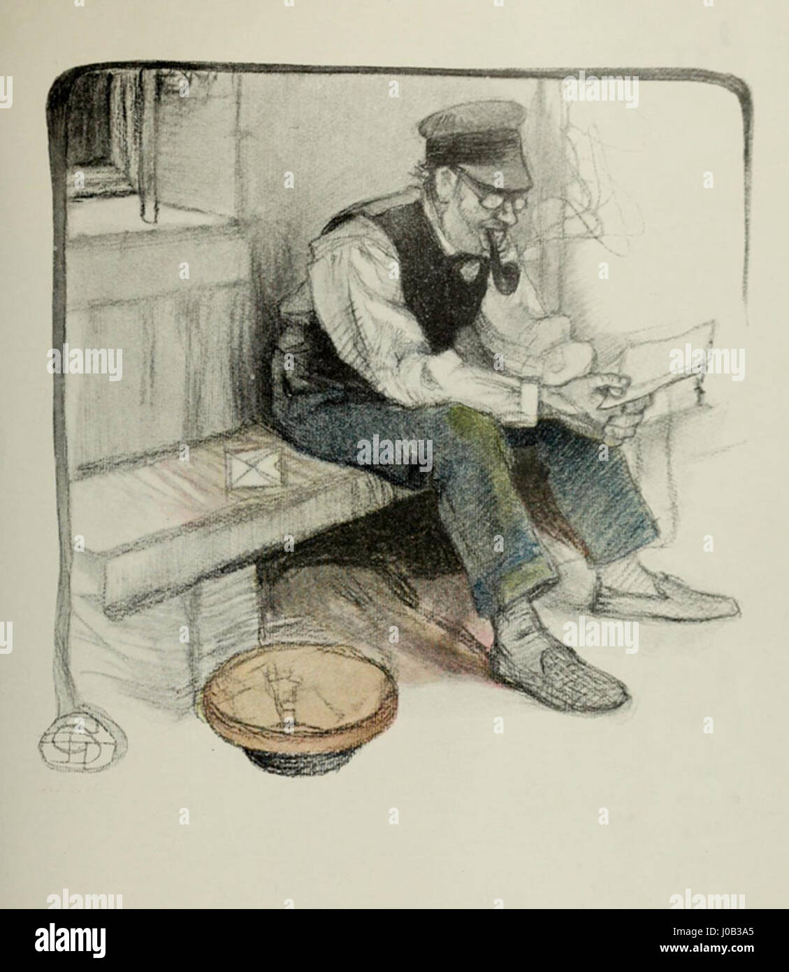 'La Lettre Gé Dupuis TS103' is a 19th-century artwork that presents an ...