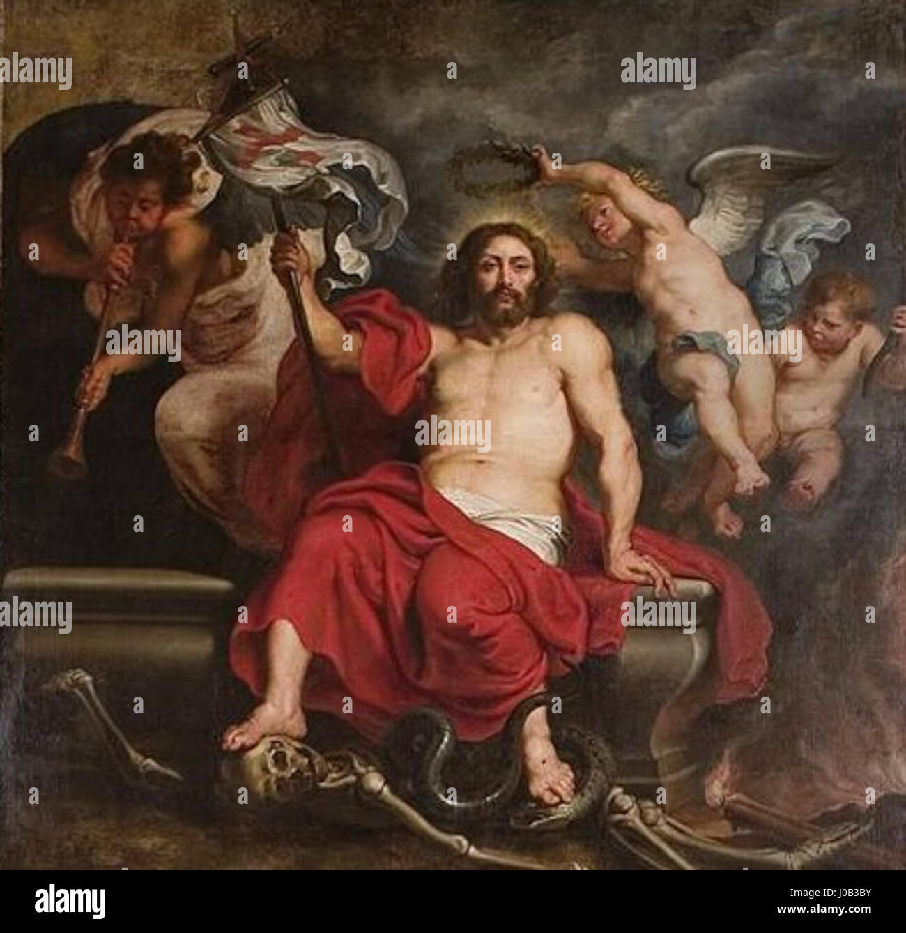 This painting 'Christ Triumphant over Sin and Death' housed in the ...