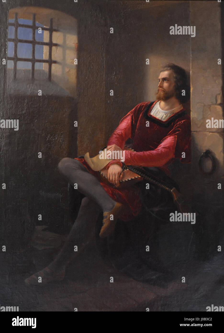 *Z vis z Falkenstejna* is a historical depiction that offers a view of ...