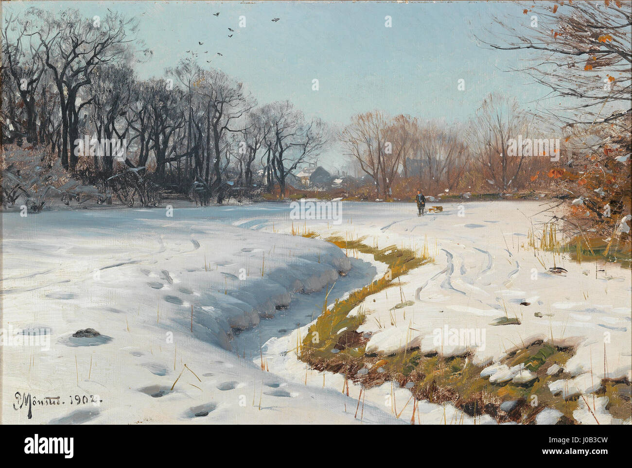 Peter Mork Mönsted’s 'Ein sonniger Wintertag' (A Sunny Winter Day) from ...