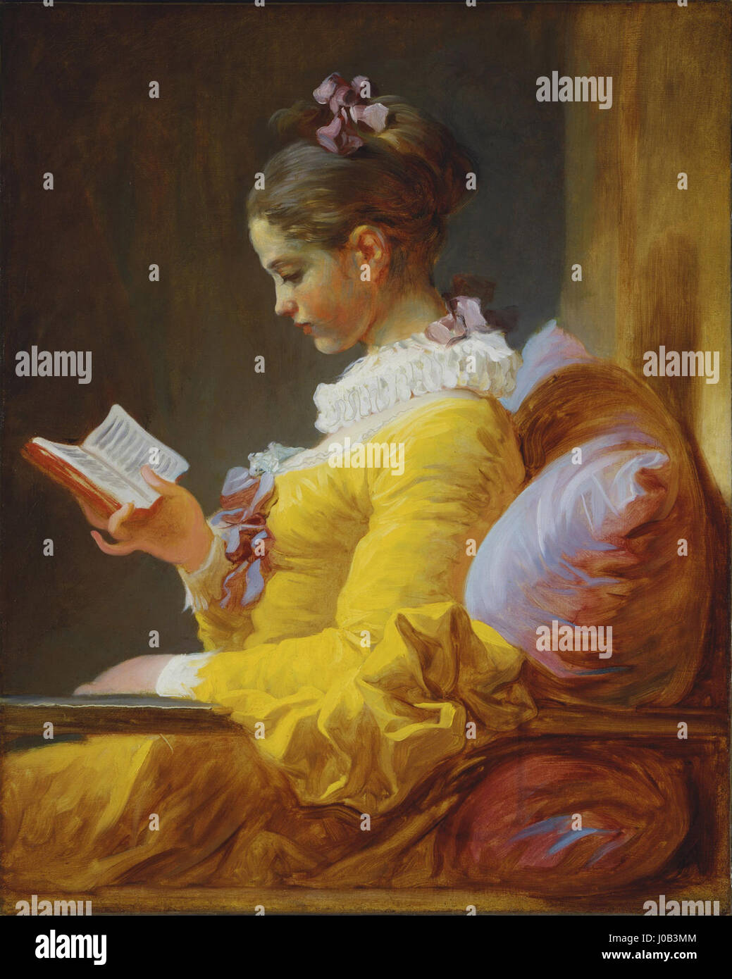 Jean-Honoré Fragonard's work, often associated with the Rococo style ...