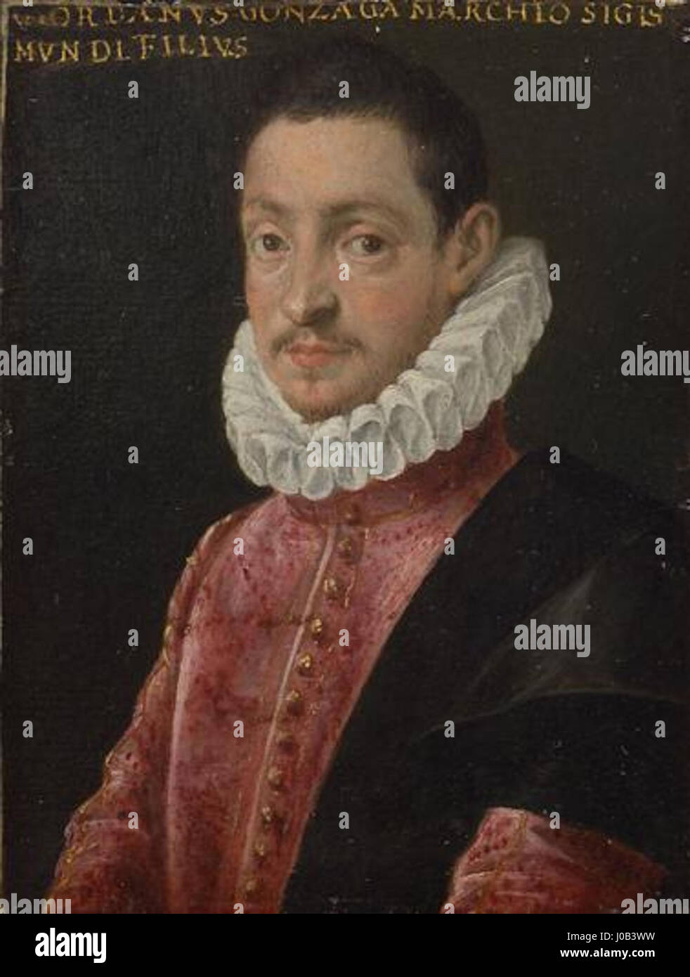 The portrait of Giordano Gonzaga captures a noble figure in Renaissance ...