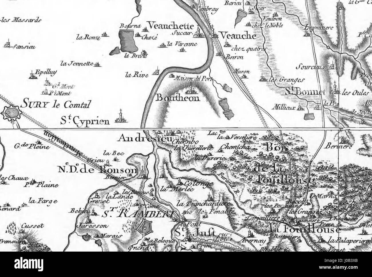 This title refers to a historical map from the Cassini map series ...