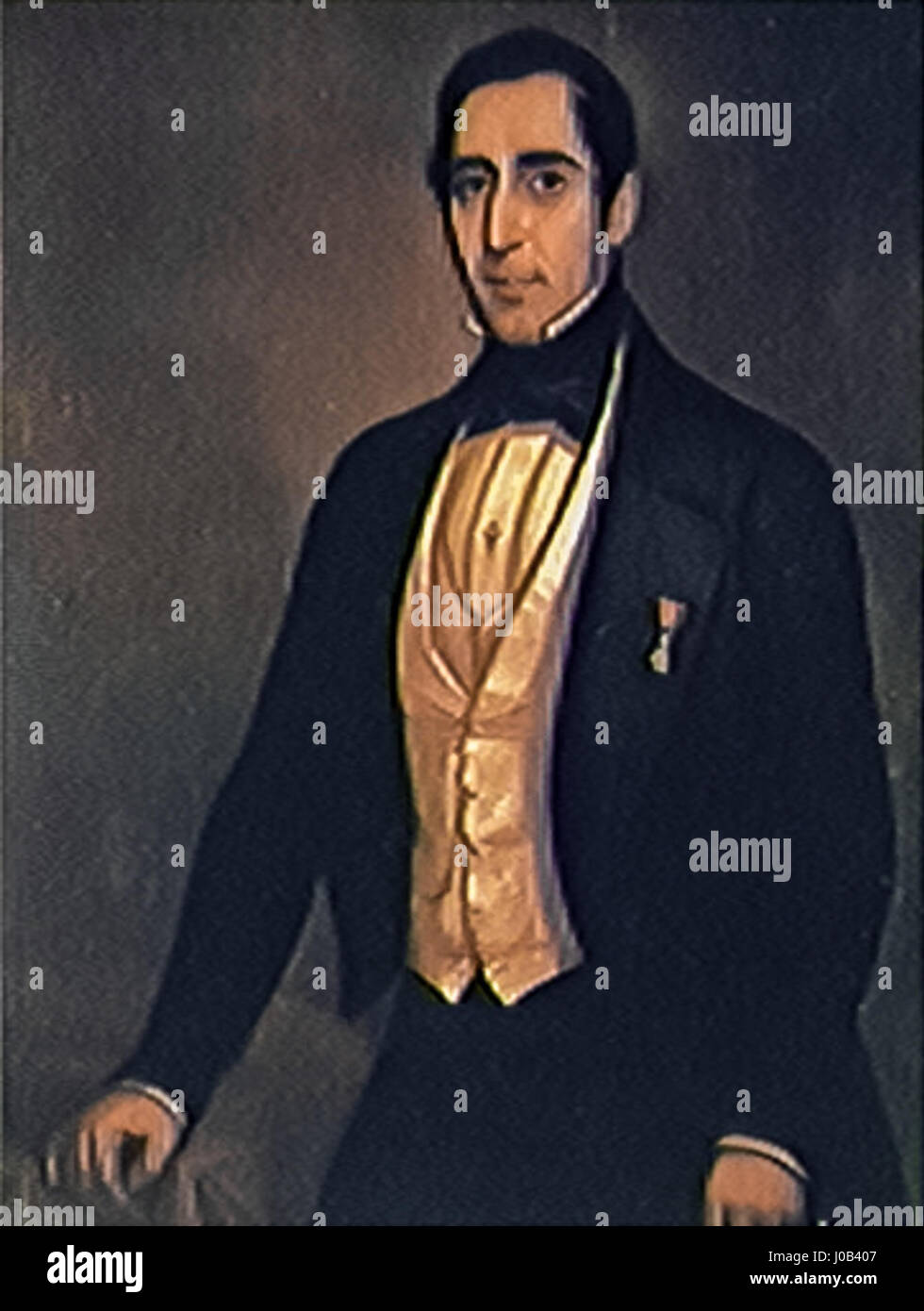 'Retrato do Barão de Irapuã' by Barandier, painted around 1850, depicts ...