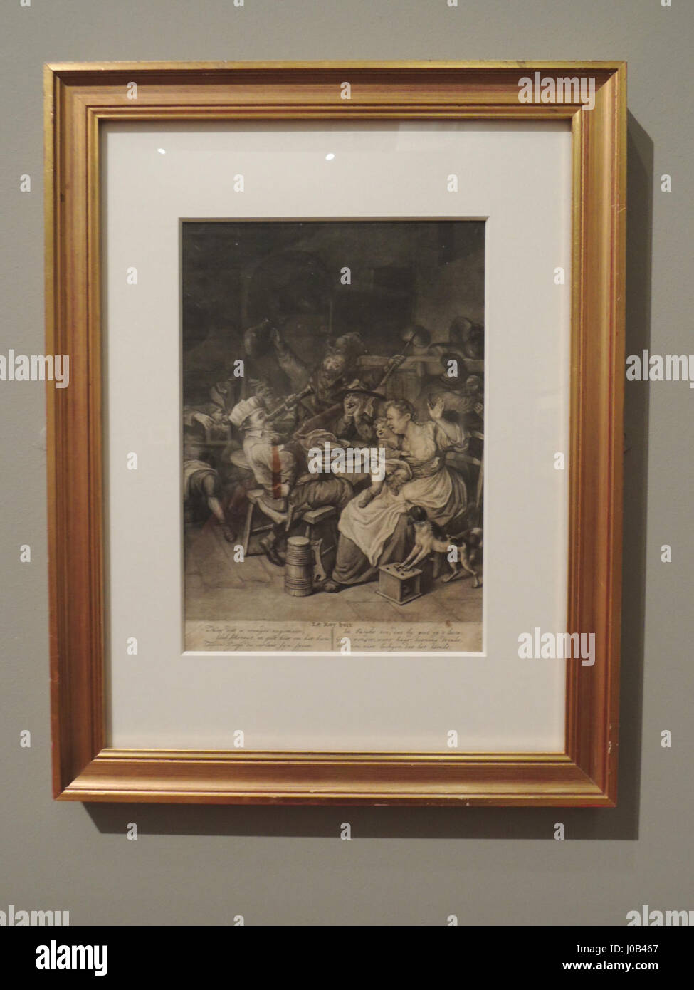 This artwork by Jacob Gale, after Dusart’s composition 'Le Roy Boit ...
