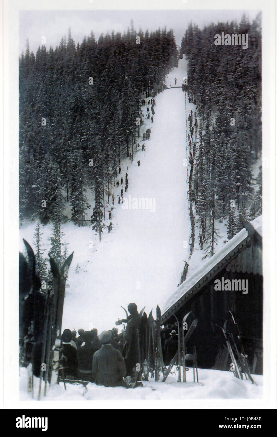 The Skokanský mostík (Bridge) in the Velická Dolina (Velicka Valley) is ...