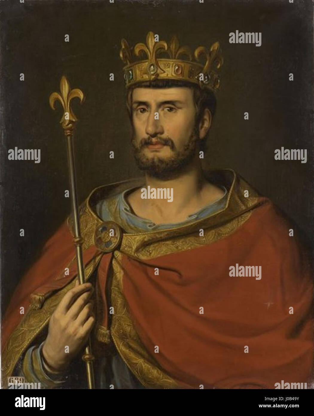 Saint-Ôvre’s depiction of Philip I of France portrays the French king ...
