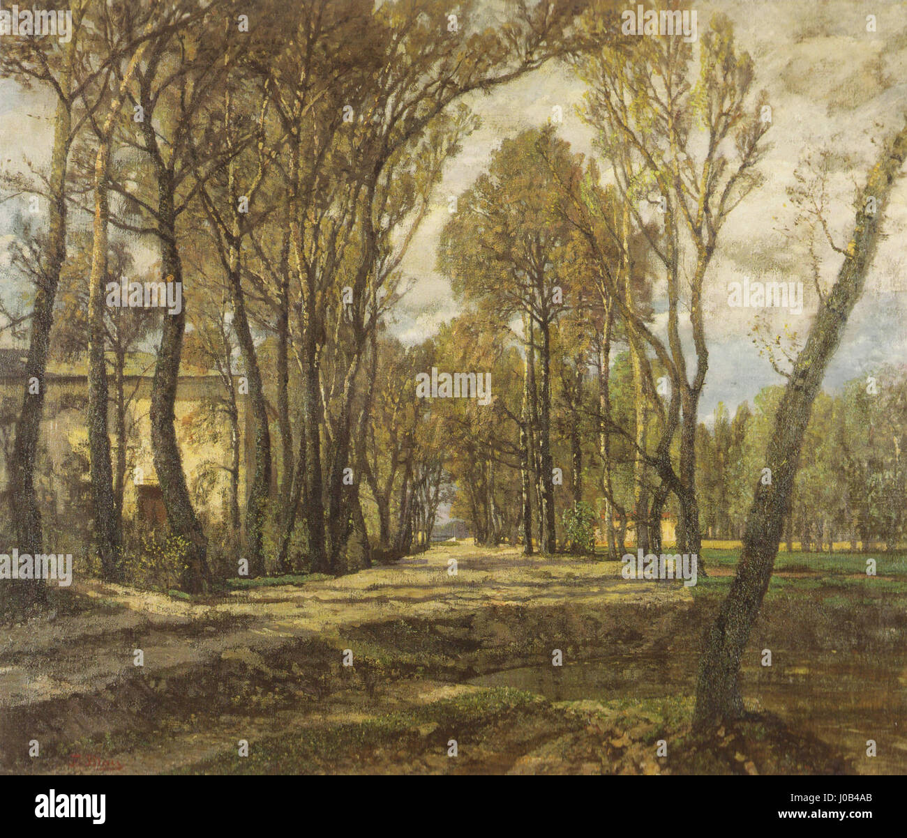 Tina Blau’s 1907 work 'Atelier' captures the artist in her studio ...