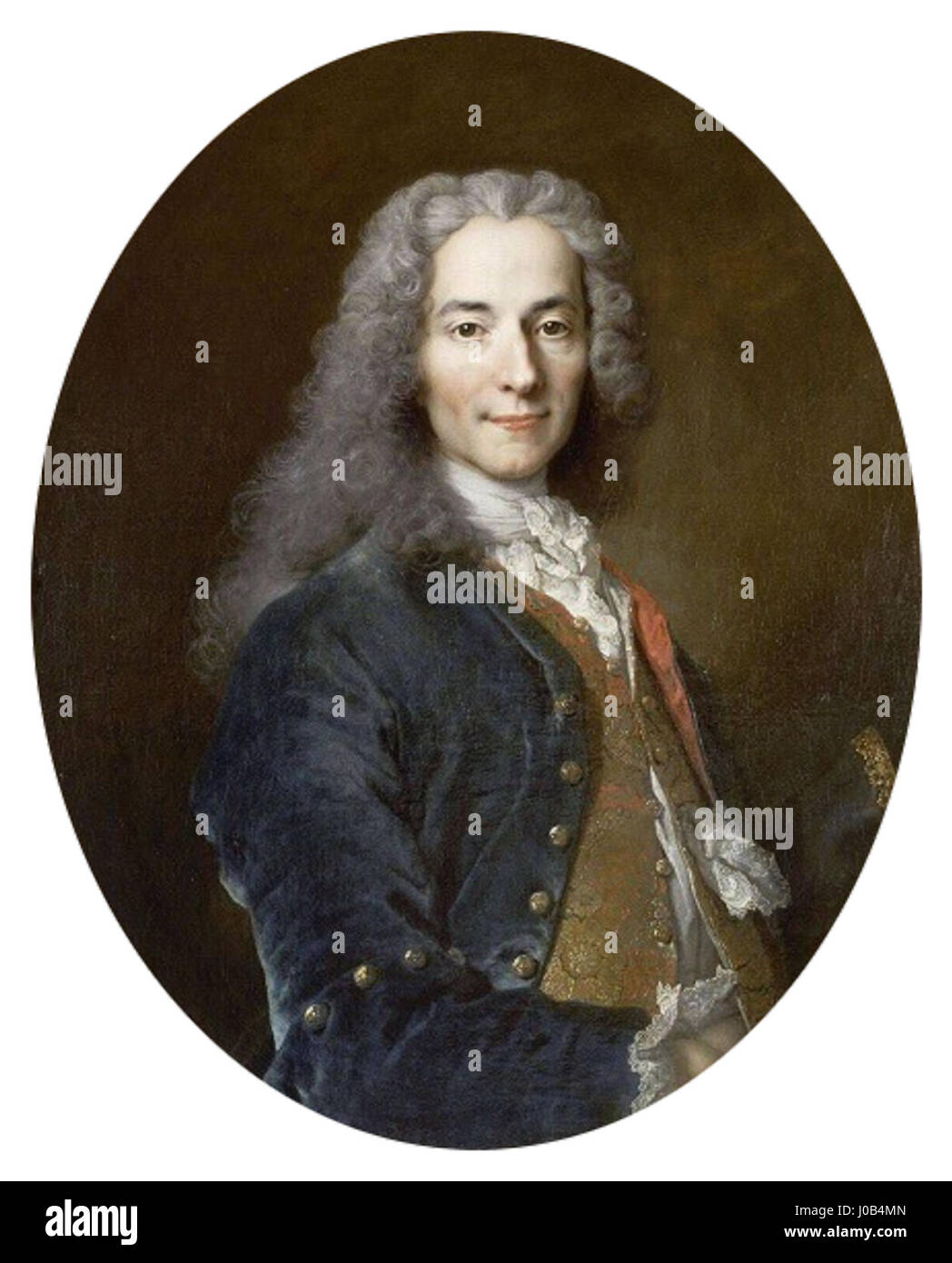 *François-Marie Arouet, known as Voltaire*, is depicted in this ...