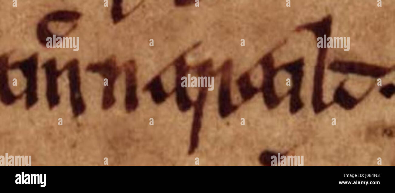 This manuscript fragment, housed in the Oxford Bodleian Library ...