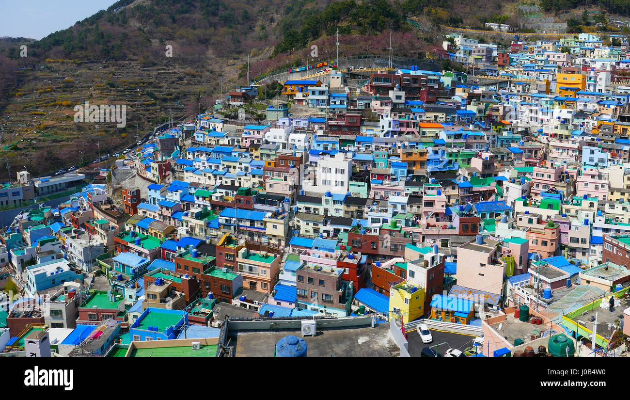 Gamcheon-Dong, Busan (South Korea) - Known for its steep streets ...