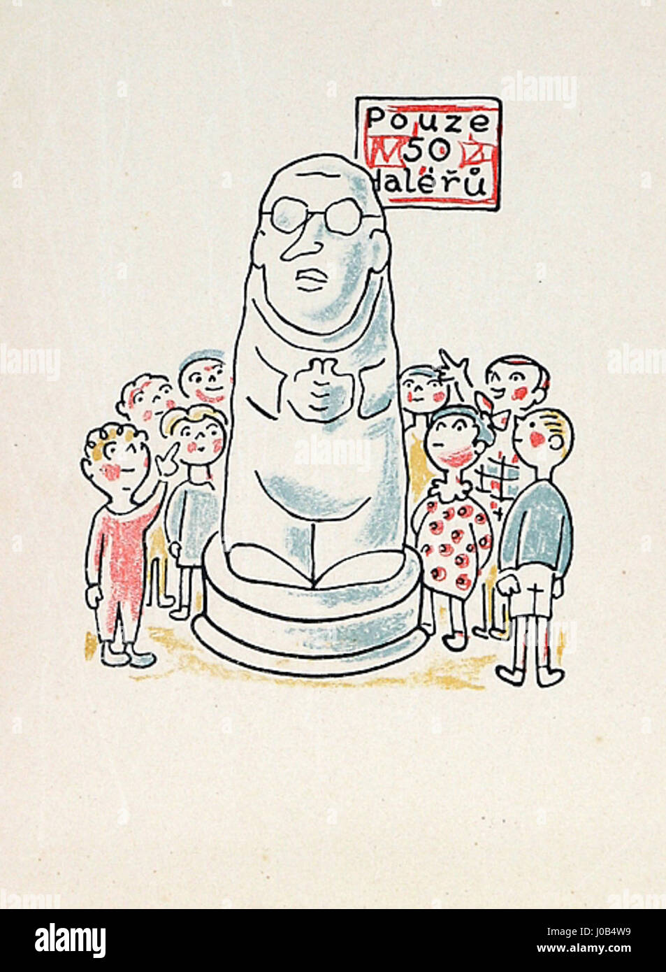 'V muzeu' by Josef Capek (1929) depicts a scene inside a museum ...