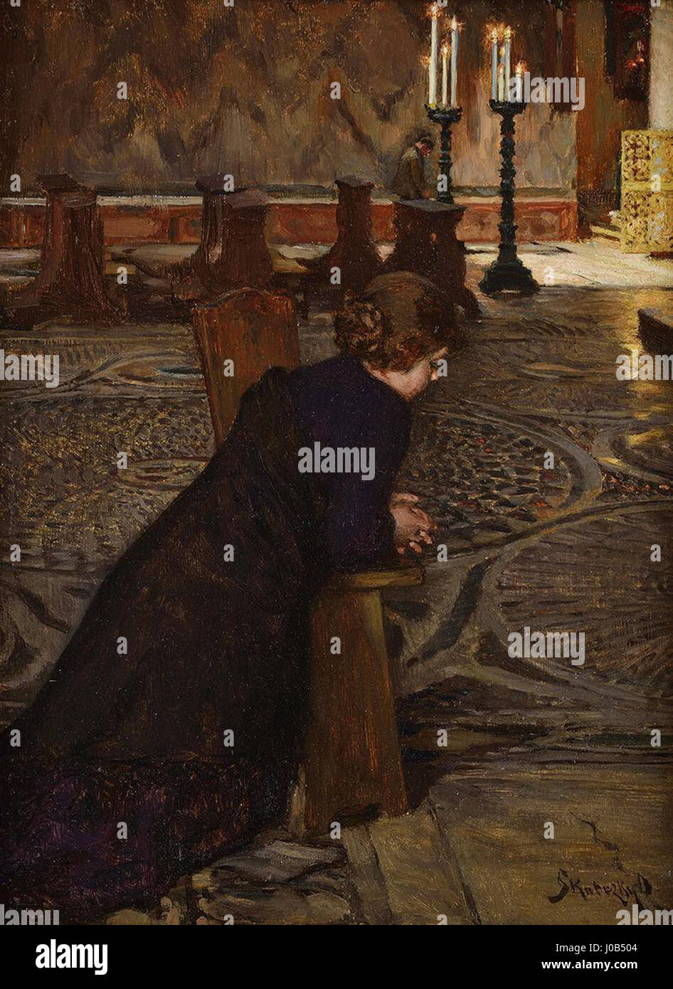 Dominik Skutecký’s ‘Pobožnosť’ (Devotion), painted in 1897, illustrates ...