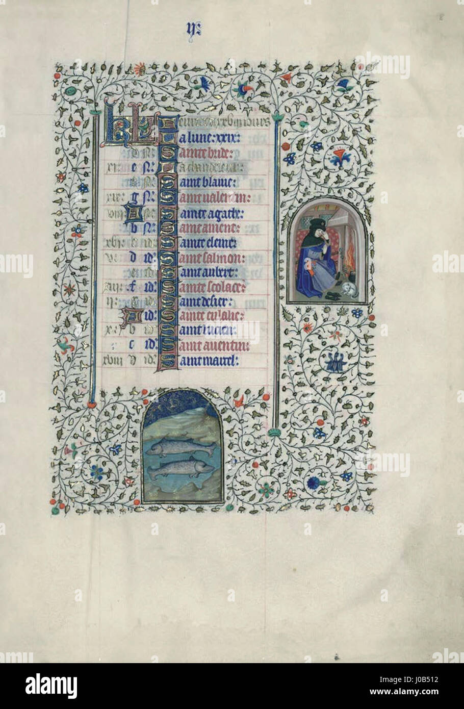 The 'Heures … l'usage de Paris' manuscript, housed in the Archivio di ...