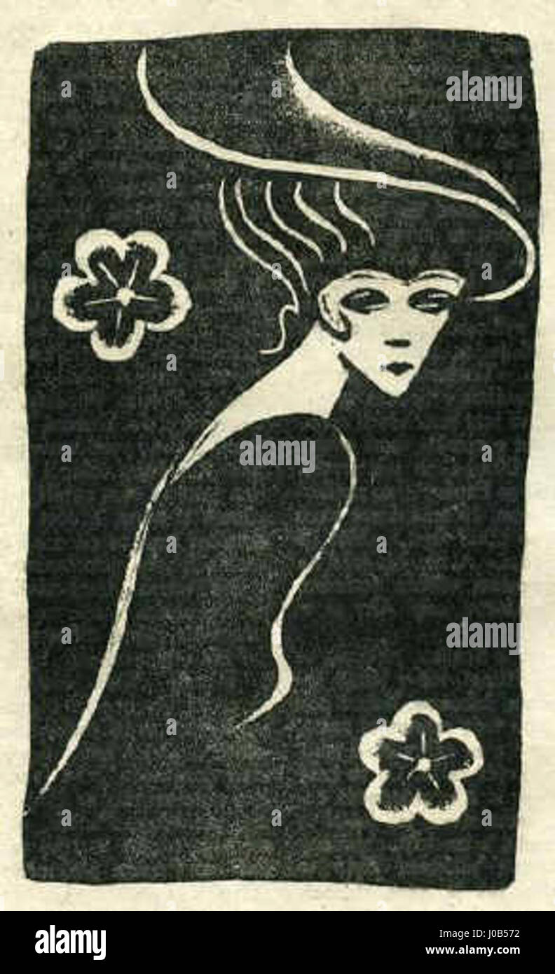 'Vdova' (The Widow) by Josef Capek, painted in 1919, portrays a ...