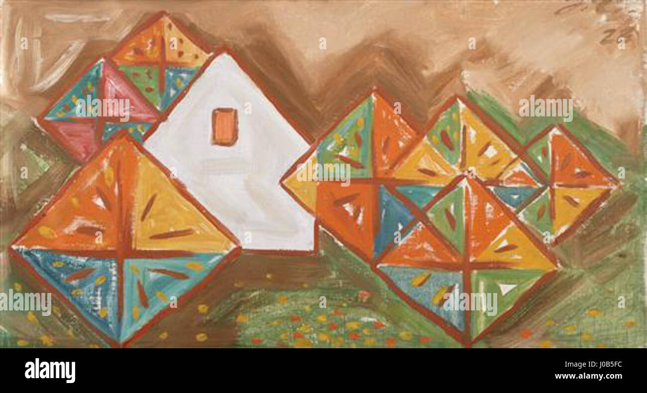 Josef Capek’s 'Bílý domek' (White Cottage) from 1928 depicts a simple ...