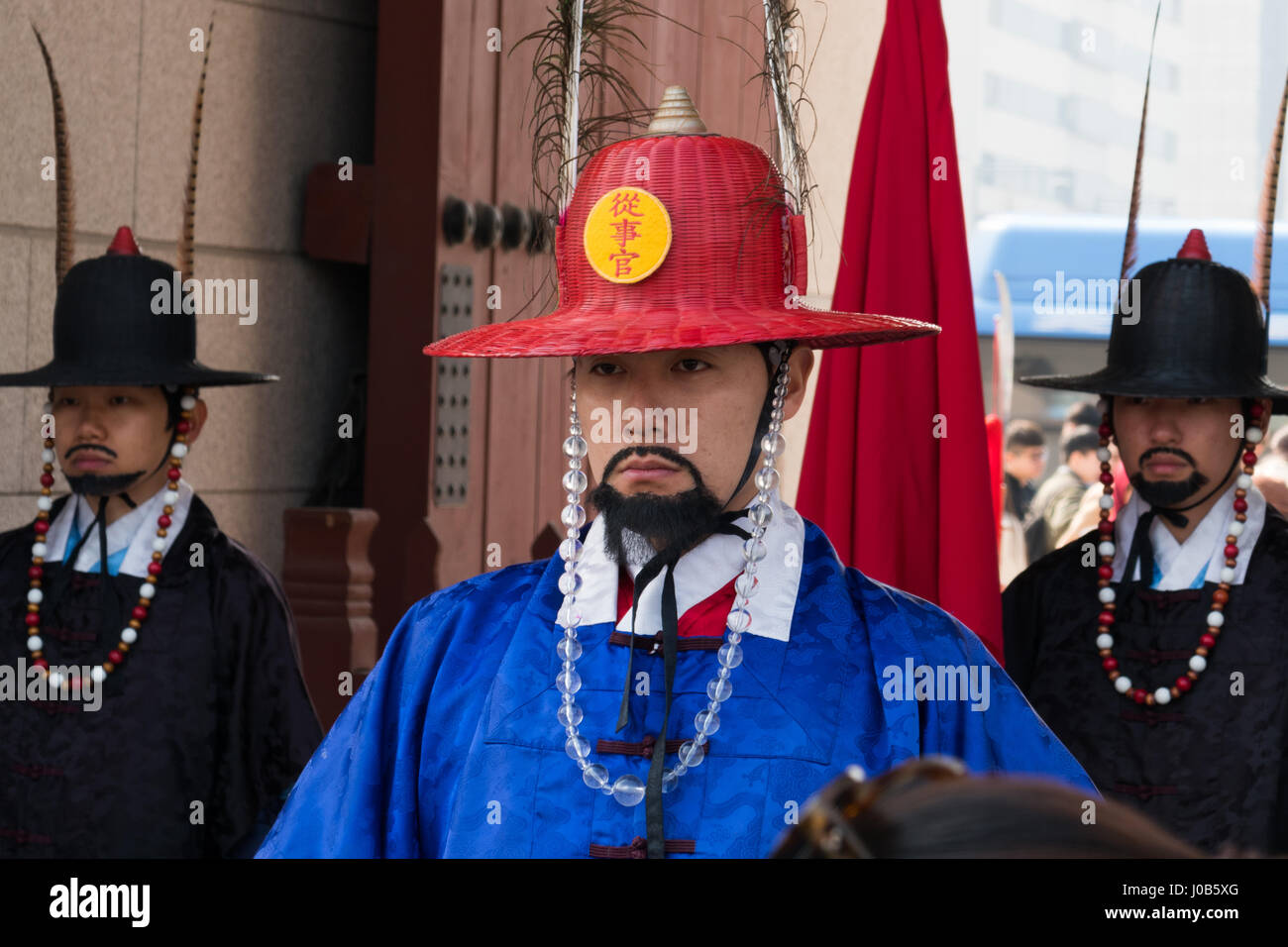 Royal guards in traditional clothing, during the opening and Closing of ...