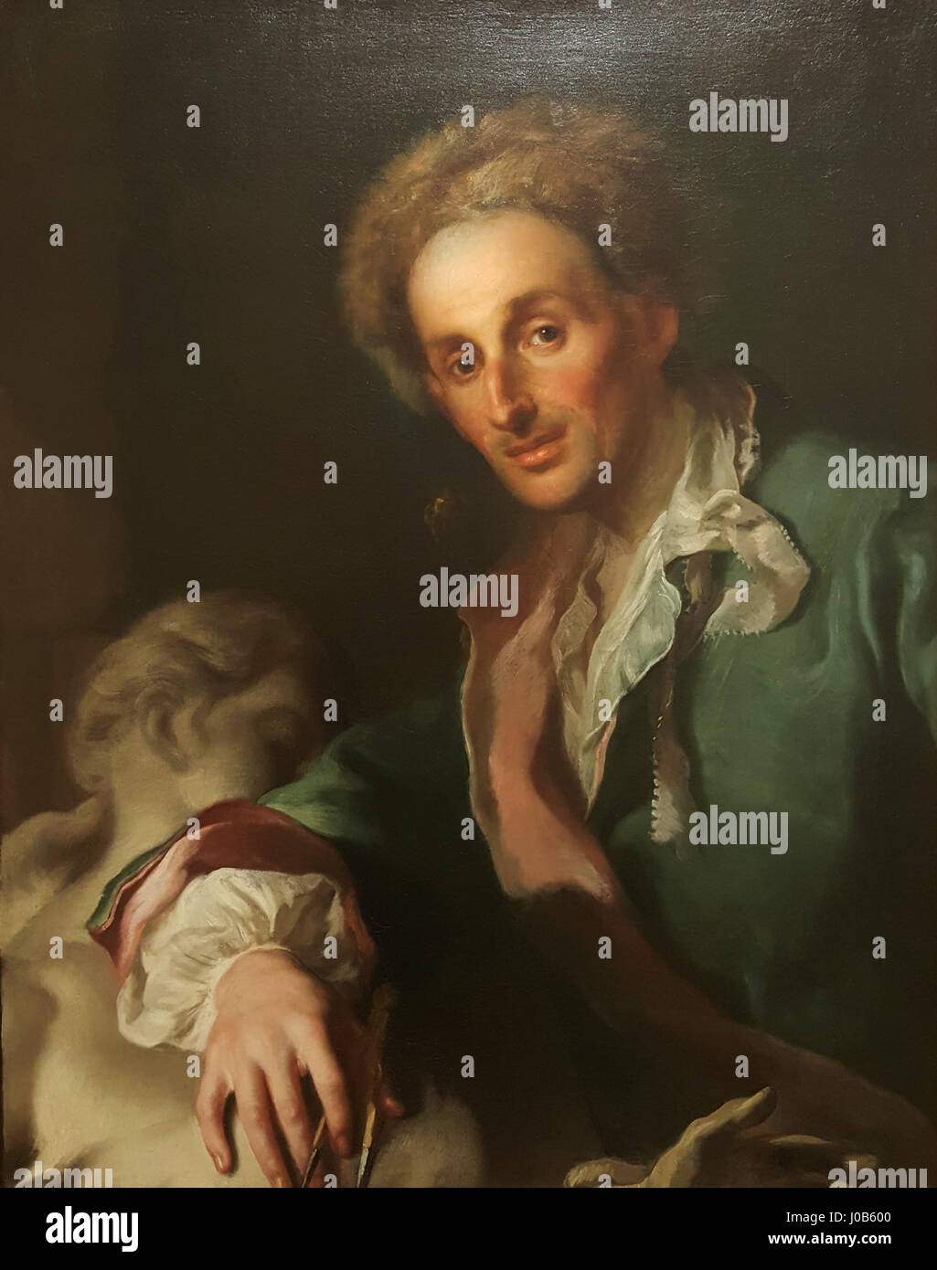 'Portrét Fritsche' is a portrait painting by an unknown artist ...