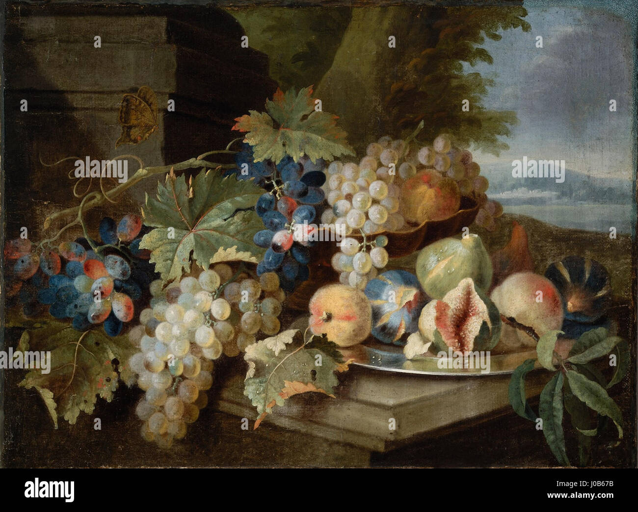 'Bodegón' by Félix Lorente, painted around 1720, is a Spanish still ...