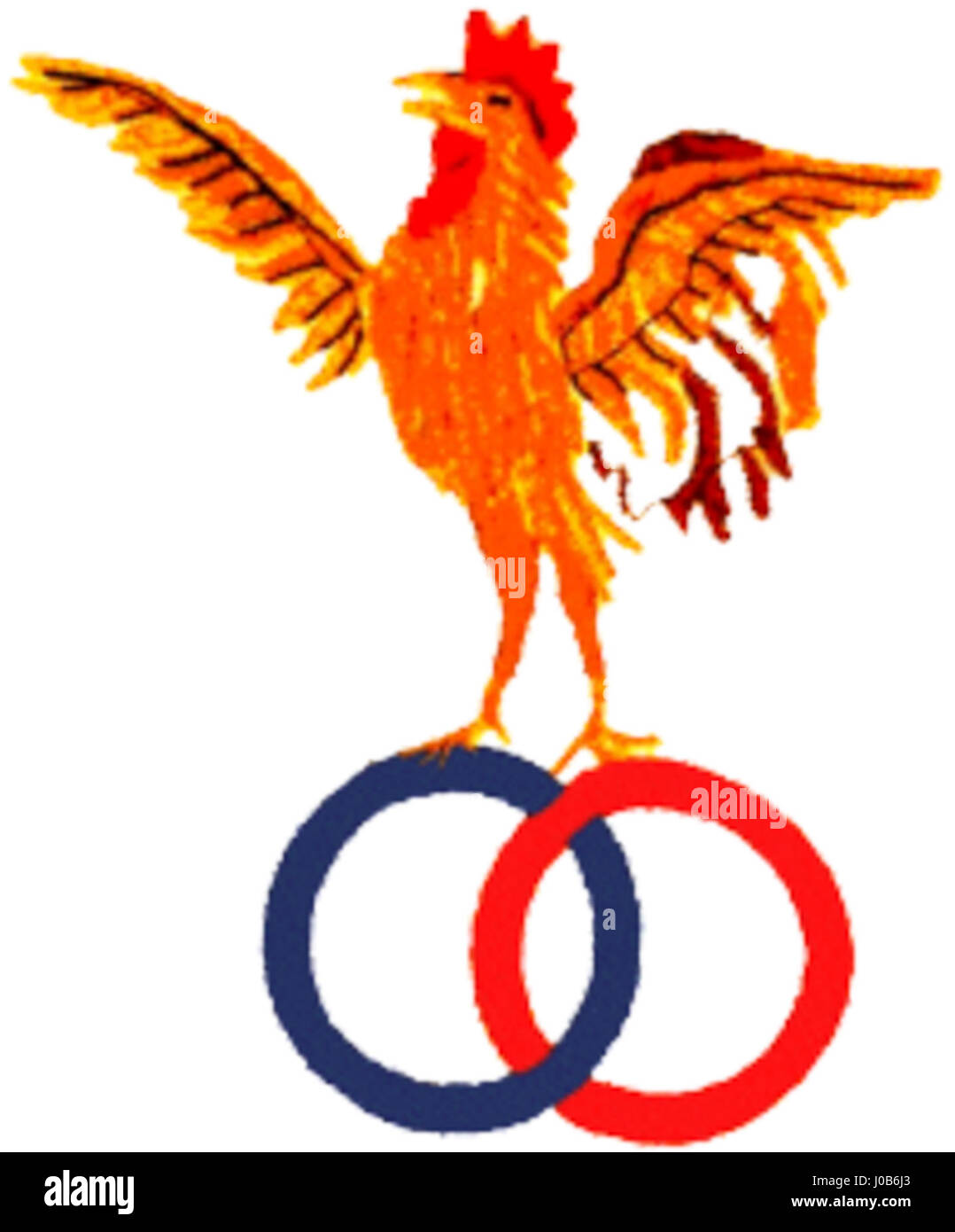 Rooster symbolizing france hi-res stock photography and images - Alamy