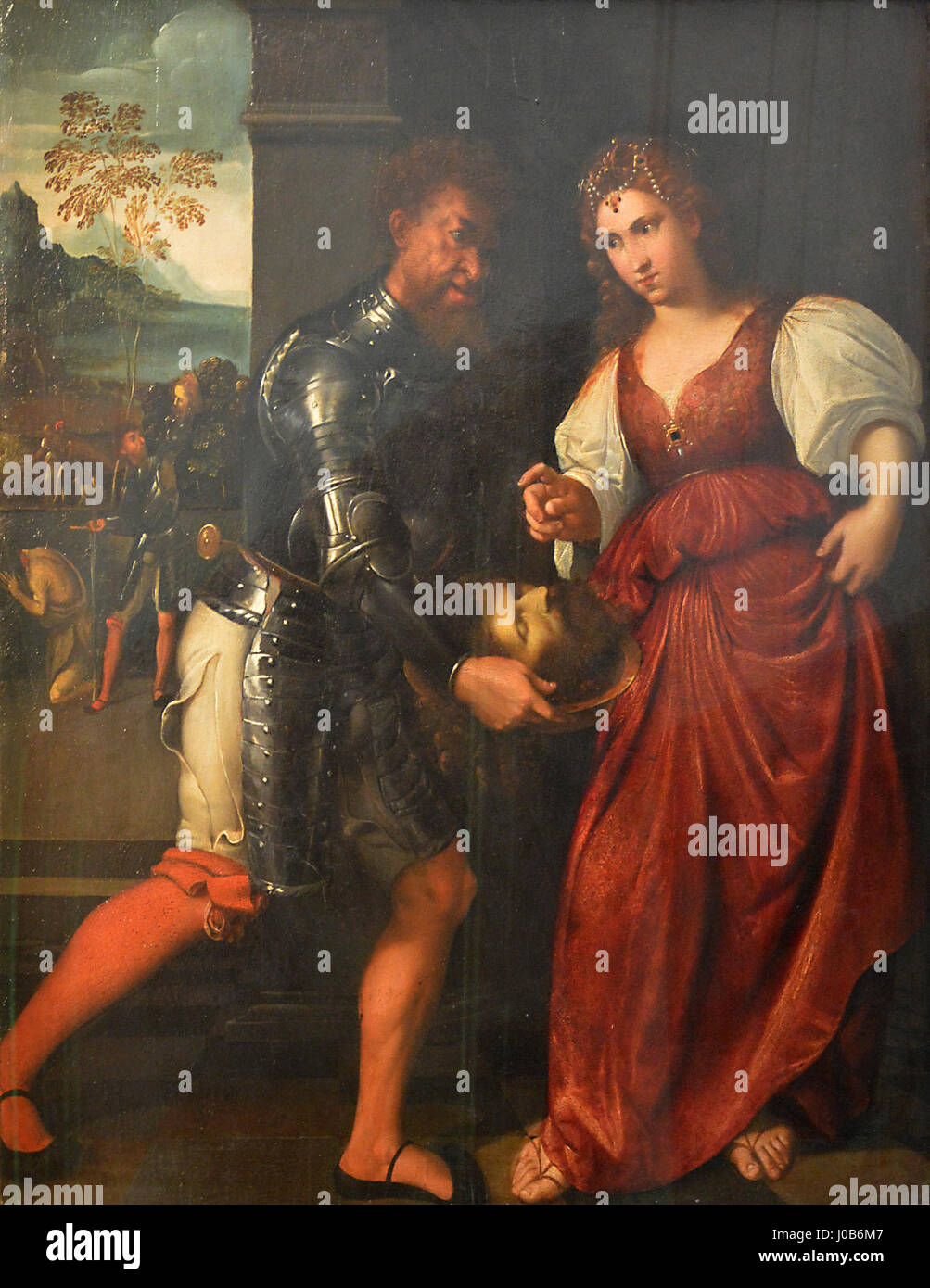 In 'Salomé receiving the head of Saint John the Baptist' by Giuseppe ...