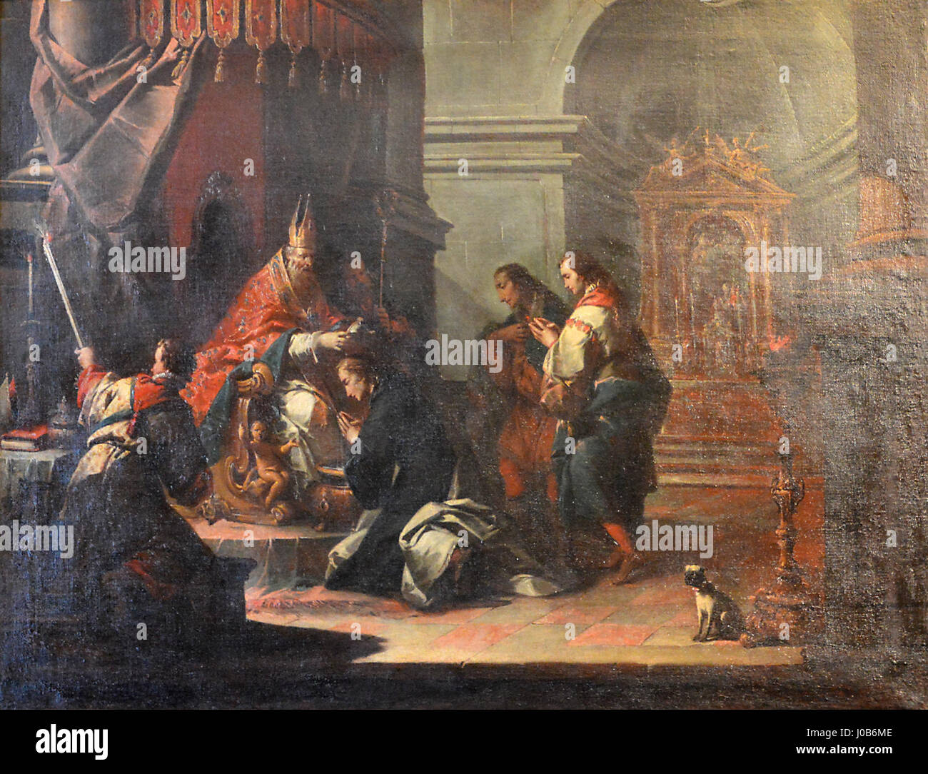 'Le Baptême de saint Daniel' by Jacopo Marieschi illustrates the ...