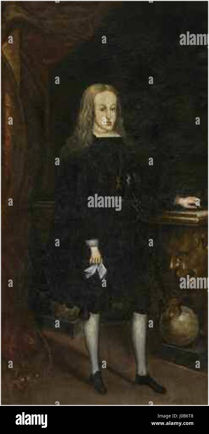 The portrait of King Carlos II of Spain, housed in the Universidad de ...