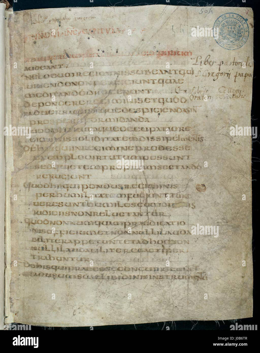 The manuscript 'Pastoral Care' from the Bibliothèque municipale de ...