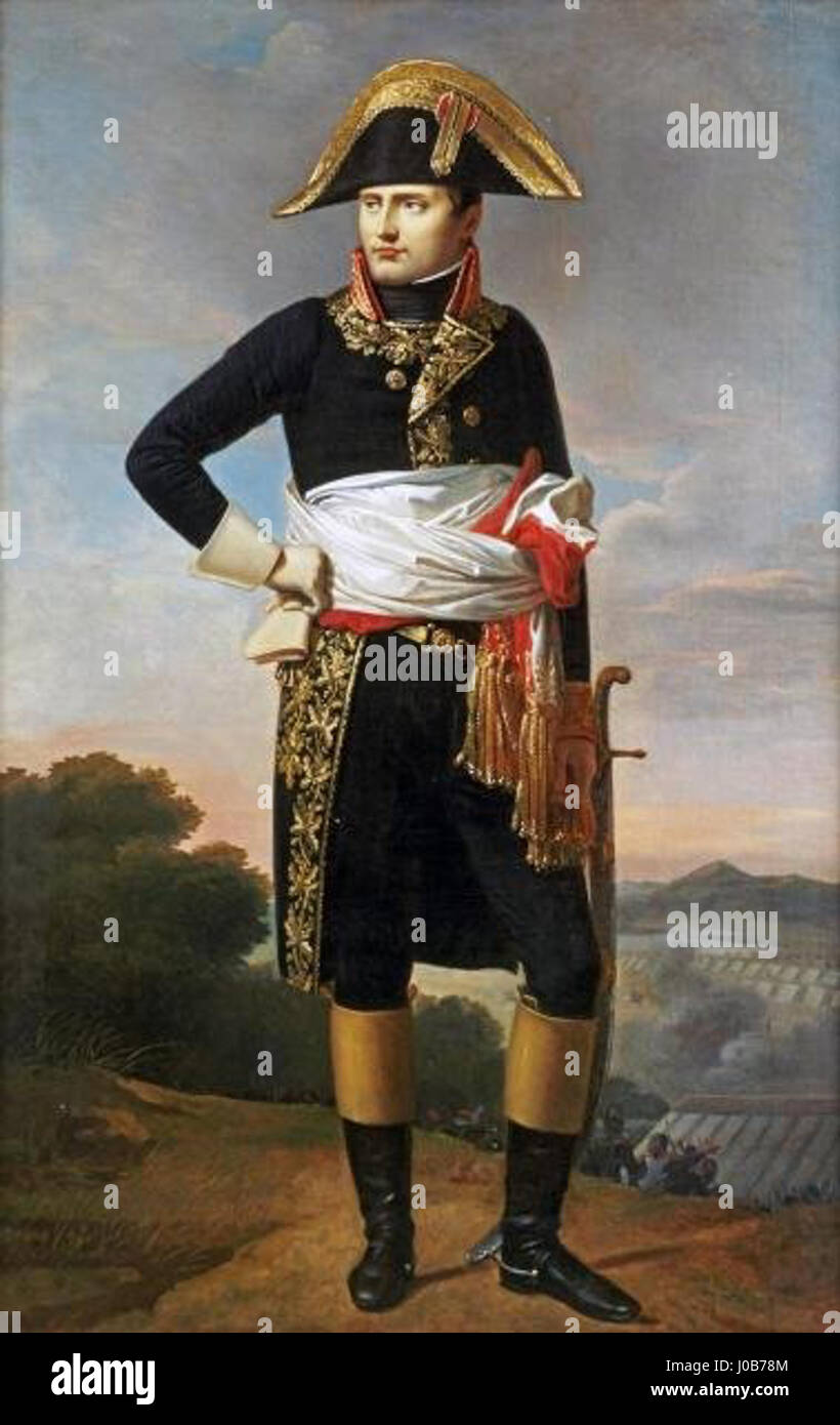 This portrait of Napoleon Bonaparte, painted around 1800, captures the ...