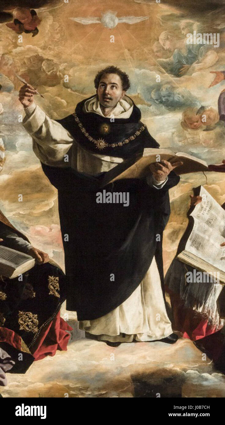 'Tommaso Aquino' by Francisco de Zurbarán depicts the prominent 13th ...