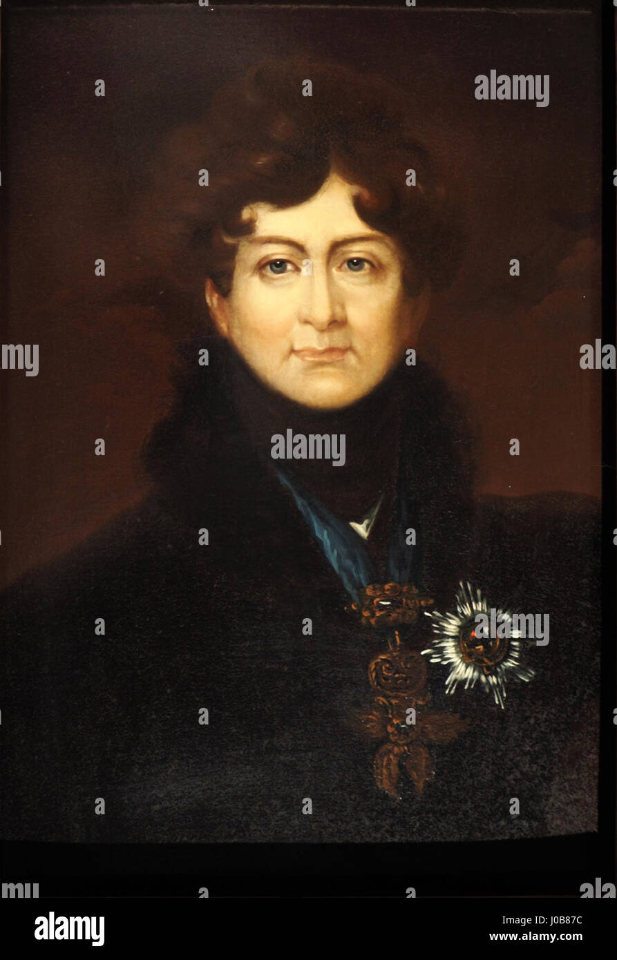 The portrait of King George IV, displayed at the Residenzmuseum Celle ...