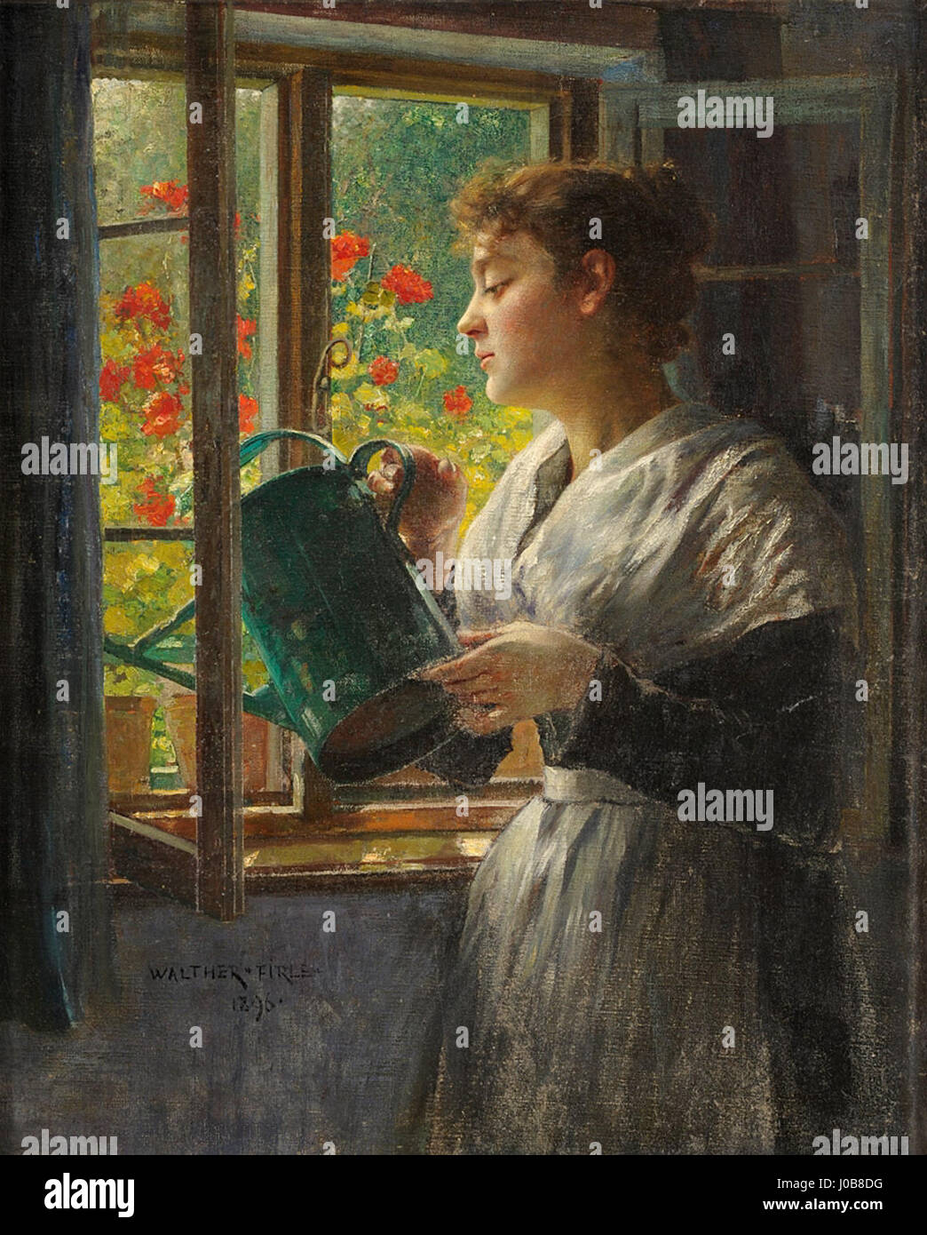 Walther Firle’s 'Früh am Morgen' (Early Morning) captures the tranquil ...