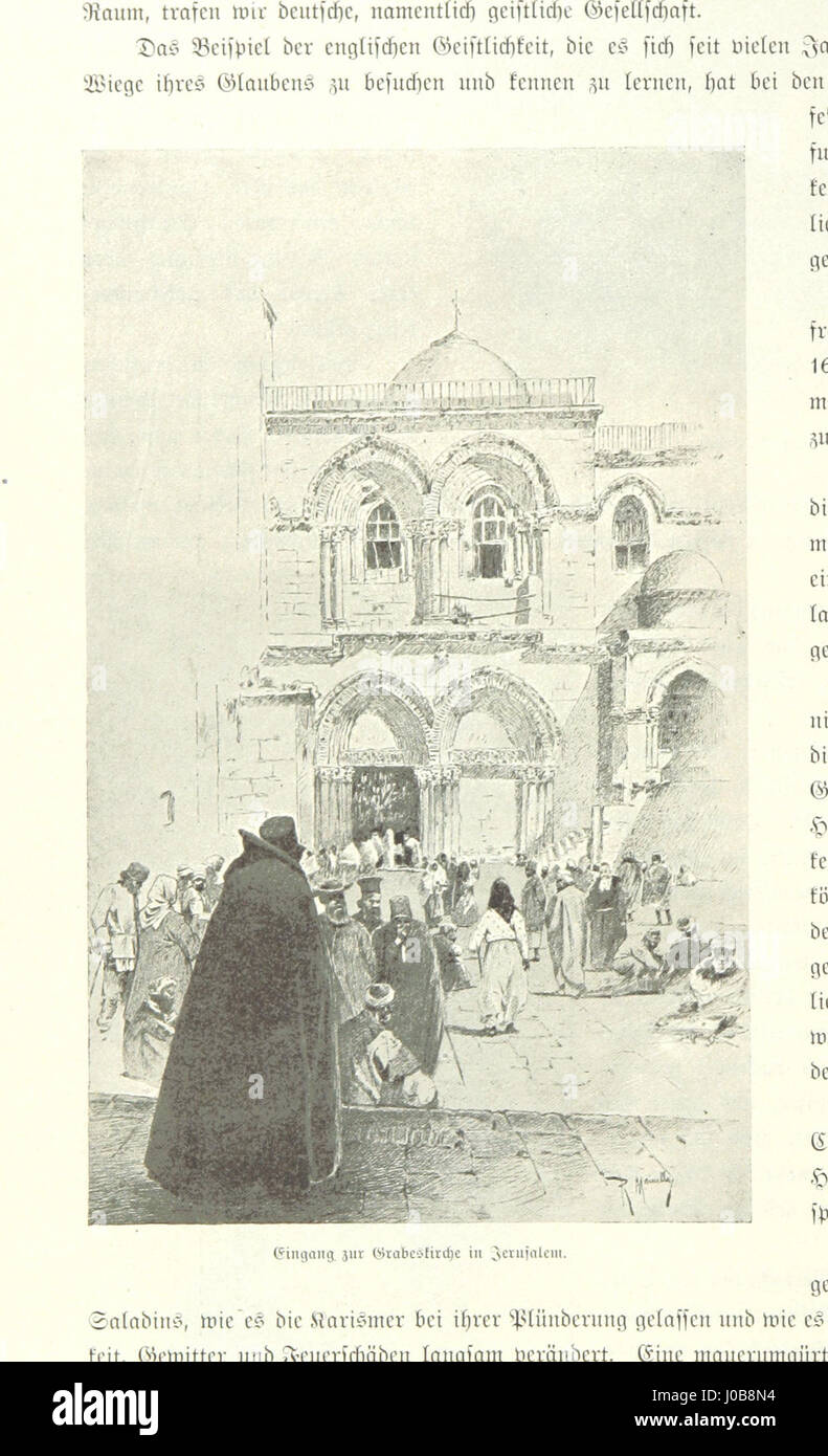 The illustration from 'Pilgerritt' shows a depiction of pilgrims ...