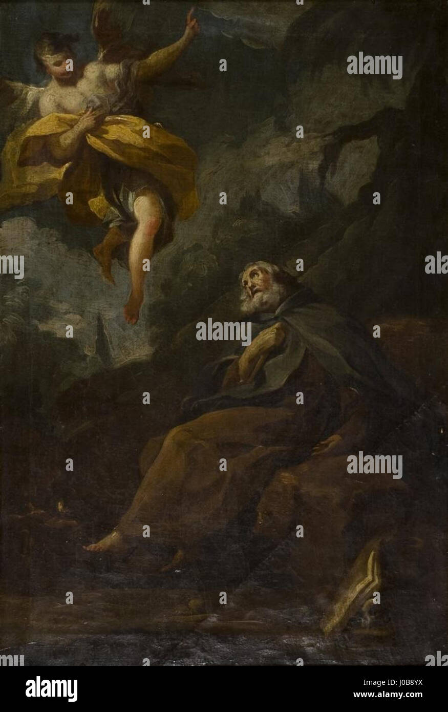 'Éxtasis de San Antonio Abad' is a religious painting depicting the ...