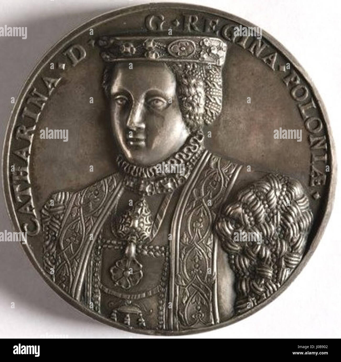 Portrait of Catherine of Austria (1533–1572), Queen of Poland and Grand ...