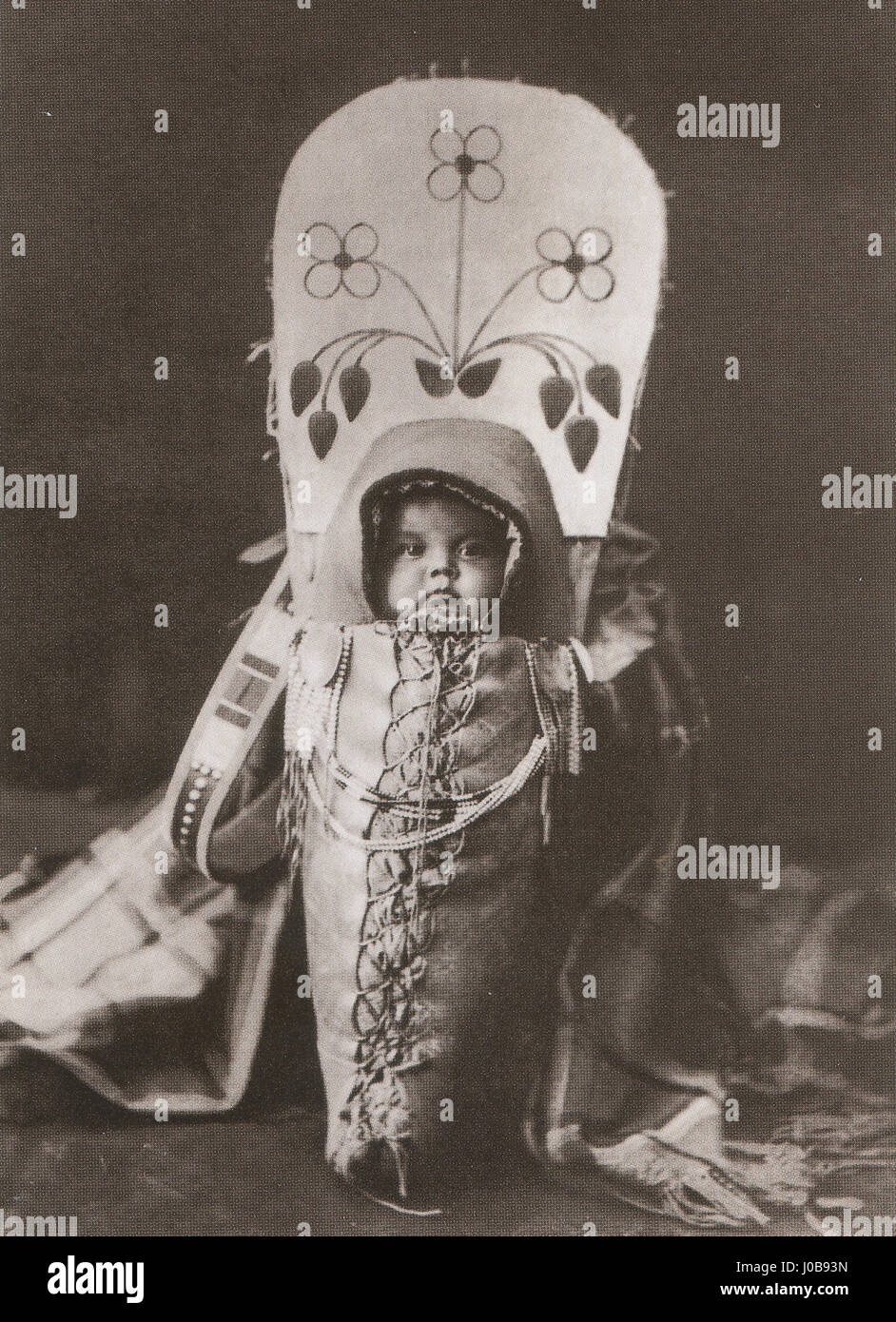 *Nez Percé Baby* (1900), an iconic photograph by Edward S. Curtis ...