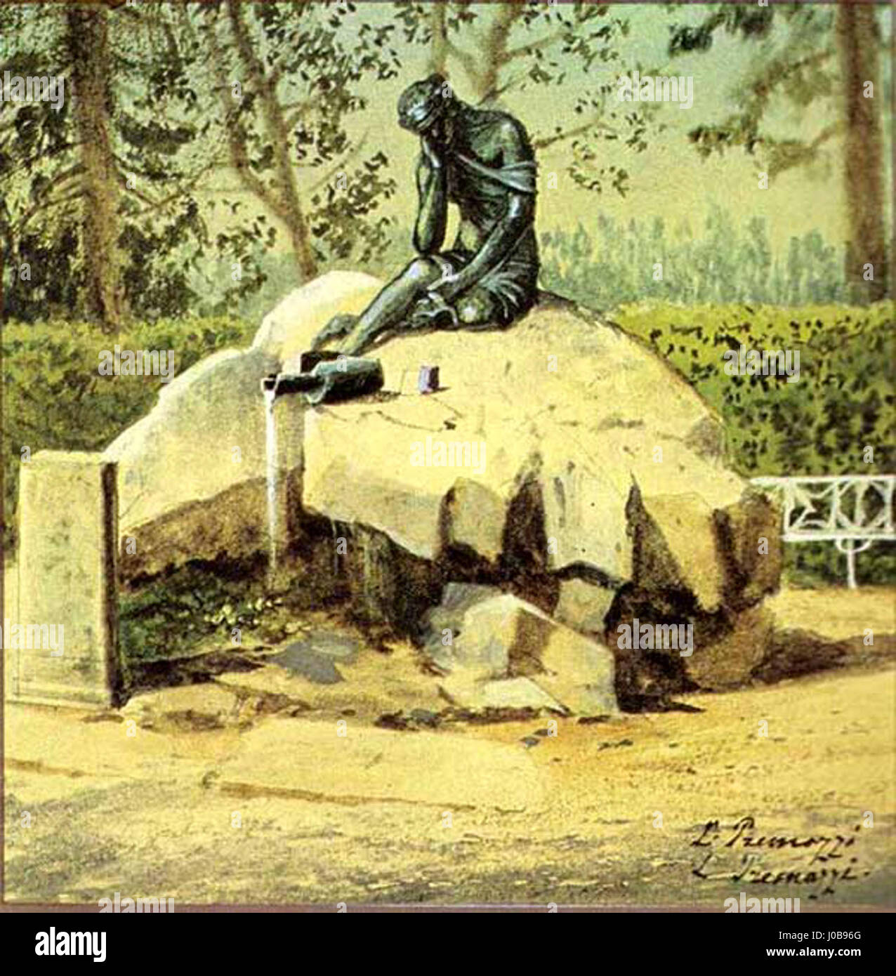 This 19th-century Russian artwork by B. F. Yakovlev, A. Y. Masterov ...