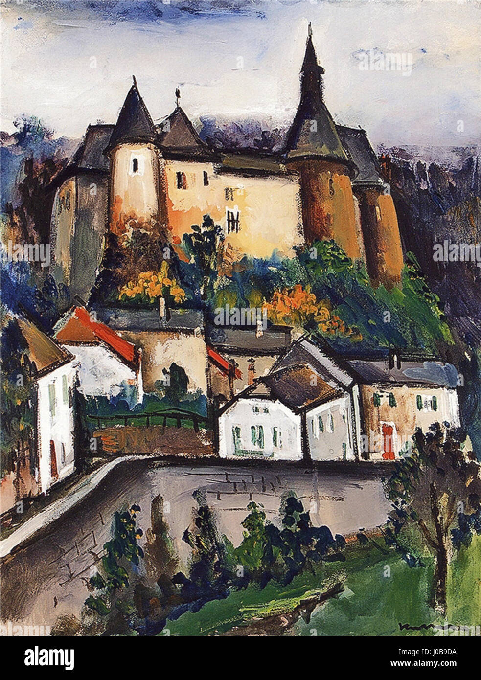 Joseph Kutter - Château de Clervaux Stock Photo - Alamy