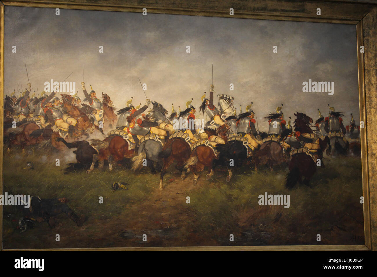 'Les cuirassiers de Waterloo' by A. Hubert, housed in the Musé Royal de ...