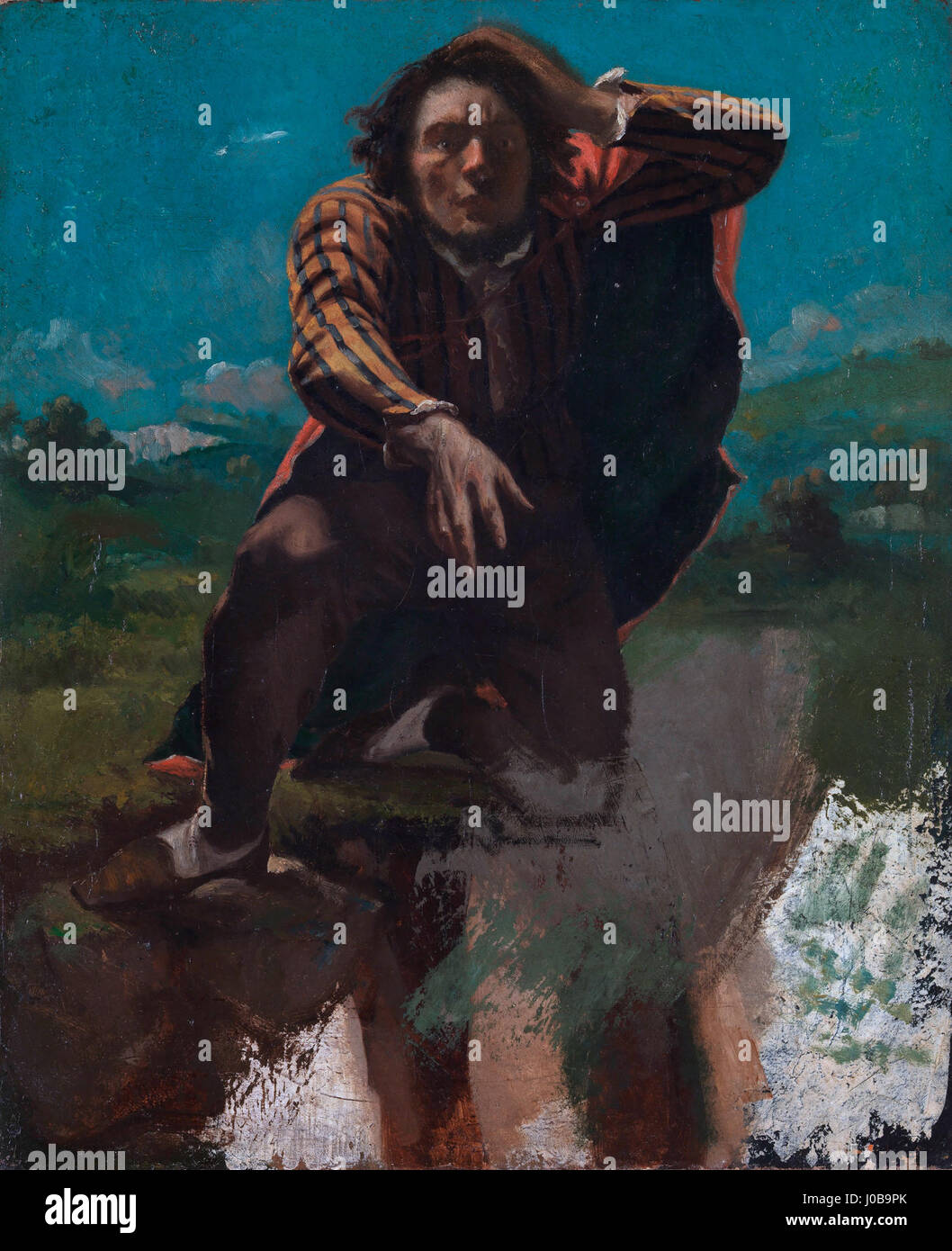 Gustave Courbet’s 'P† kanten av stupet' (On the Edge of the Cliff ...