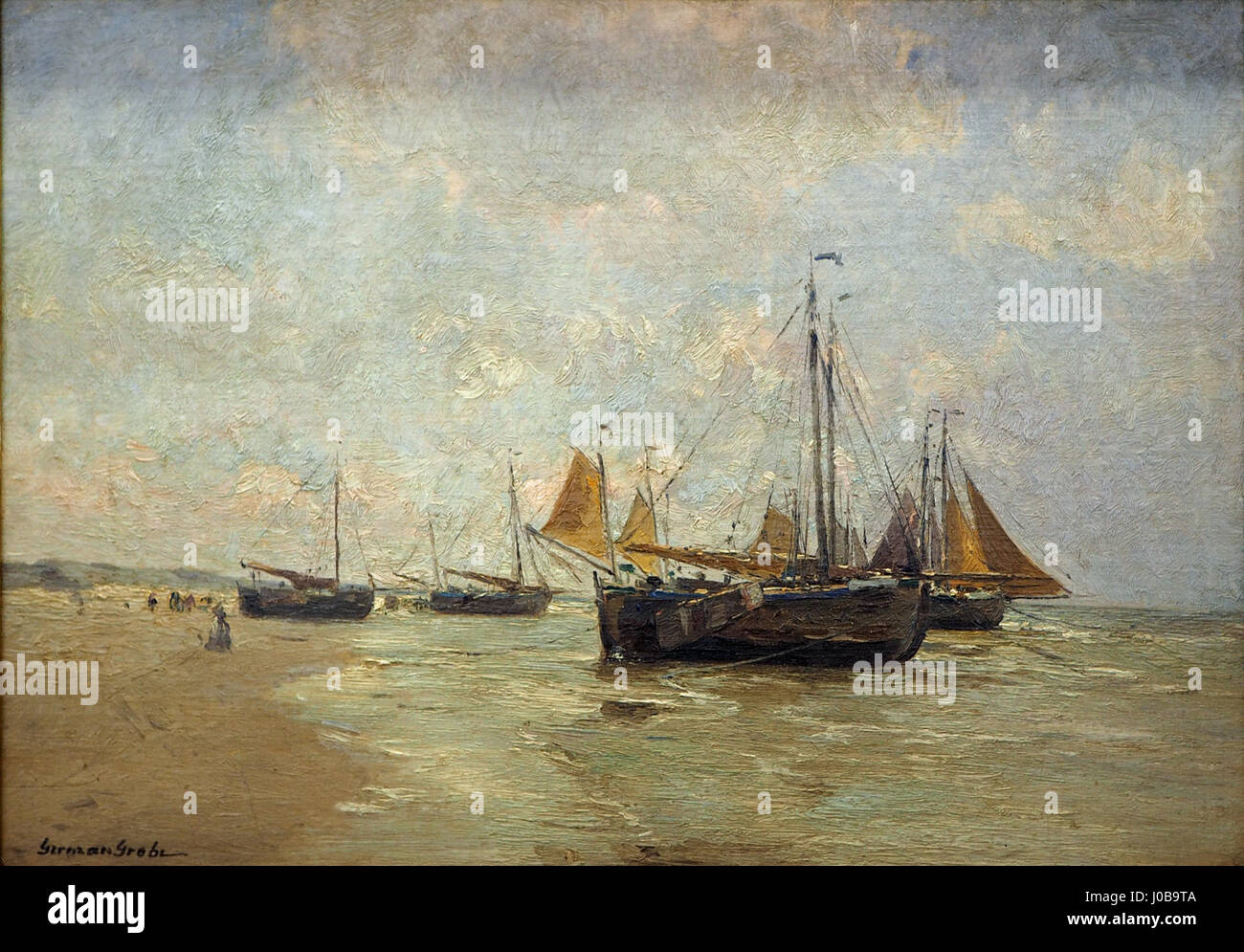 This painting, dated 1765, depicts the Virgin Mary in a classical ...