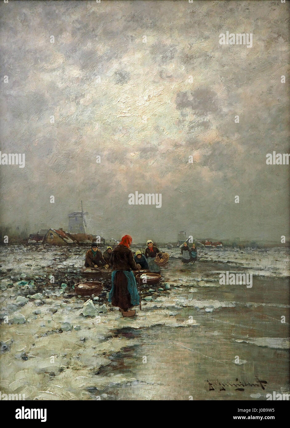 'Winter an der Küste' (Winter on the Coast) by Jungbluth captures the ...